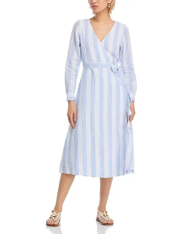 Tommy Bahama Bayside Isle Wrap Dress In Palace Blue | Editorialist